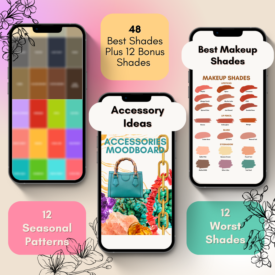 Spring Digital Swatch Download | Seasonal Color Analysis for Makeup ...
